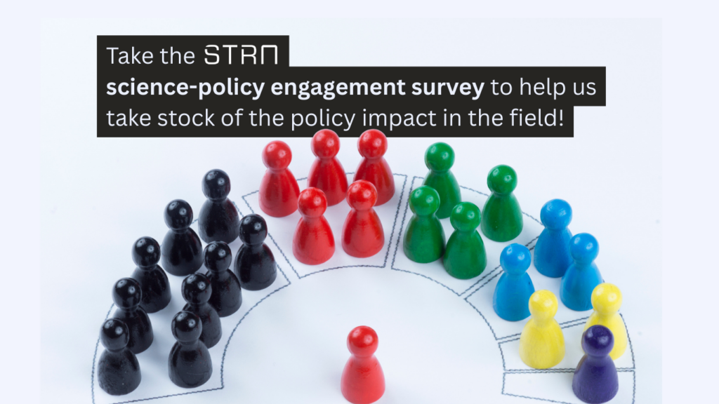 STRN survey on science-policy engagement and impact | Sustainability ...